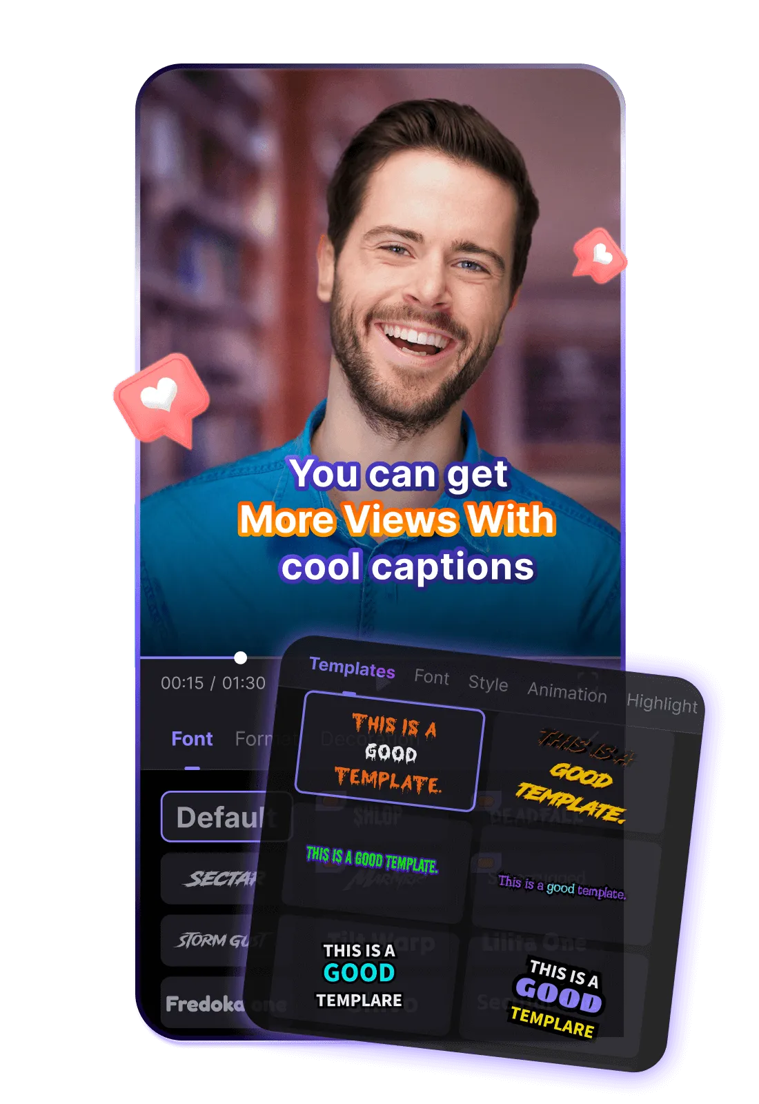 AI Auto Caption Generator For Social Media Videos AI Auto Caption Generator For Social Media Videos